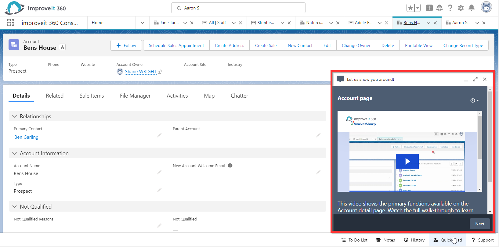 Getting Started with improveit 360 Lightning – Lightning Platform