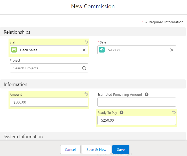 Using Commissions and Commission Adjustments – Lightning Platform