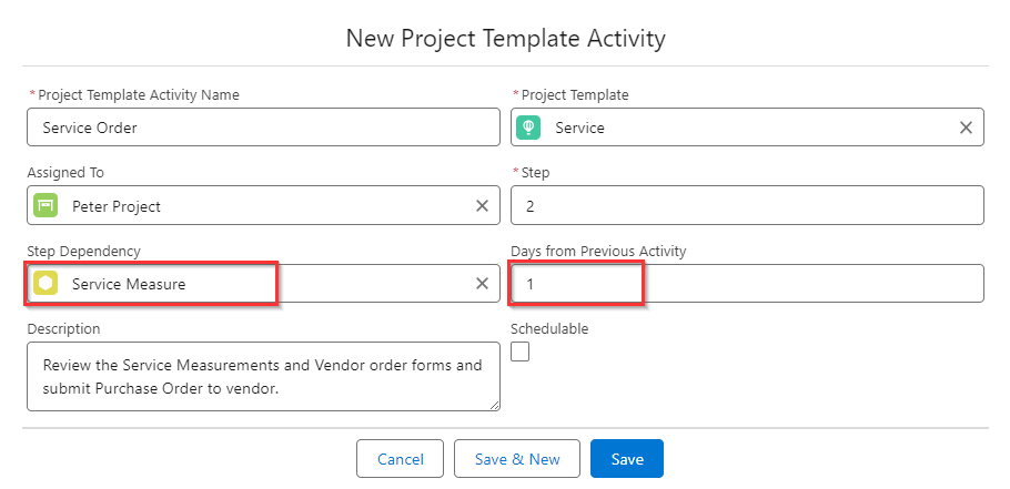 Creating Project Templates and Step Dependency settings – Lightning ...