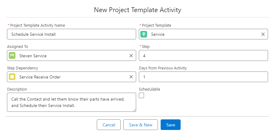 Creating Project Templates and Step Dependency settings – Lightning ...