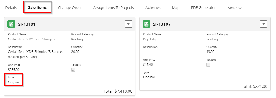 Change Orders – Lightning Platform