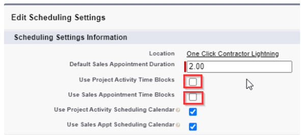 Enable and Disable Time Block Scheduling – Lightning Platform