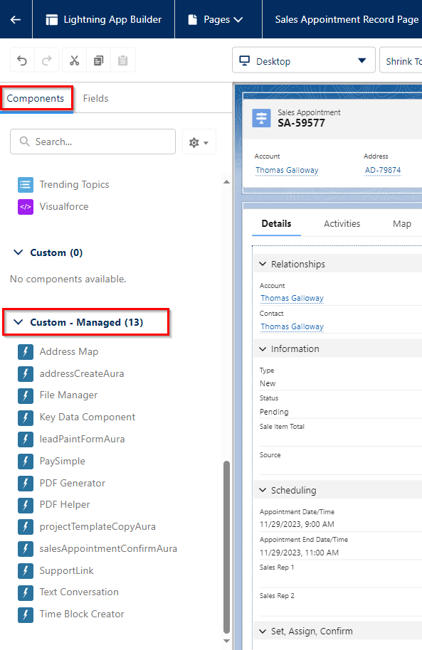 Add Texting Component to other Object Pages – Lightning Platform