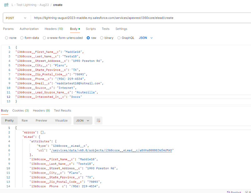 Setup eLead Endpoint – Lightning Platform