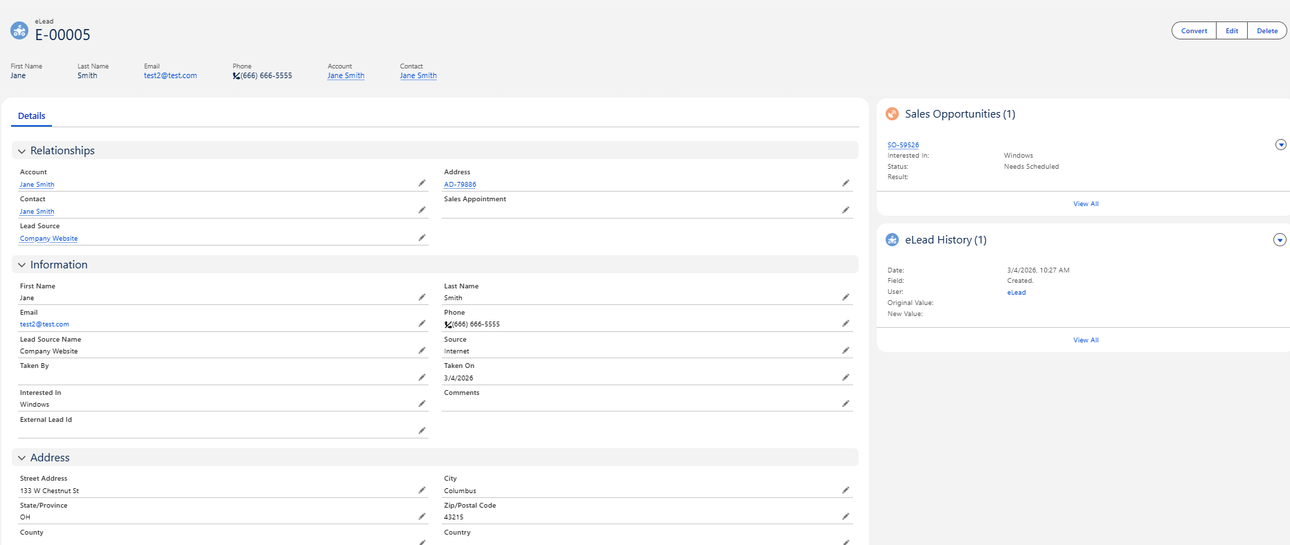 Setup eLead Endpoint – Lightning Platform